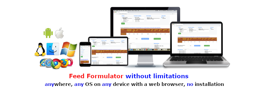 online feed formulation